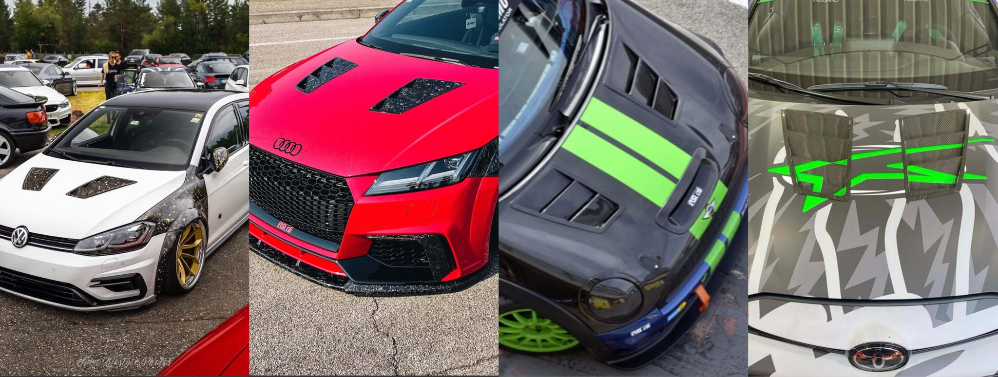 Front Bonnet Extractor in Carbon Fiber - ALL MODELS OF CAR